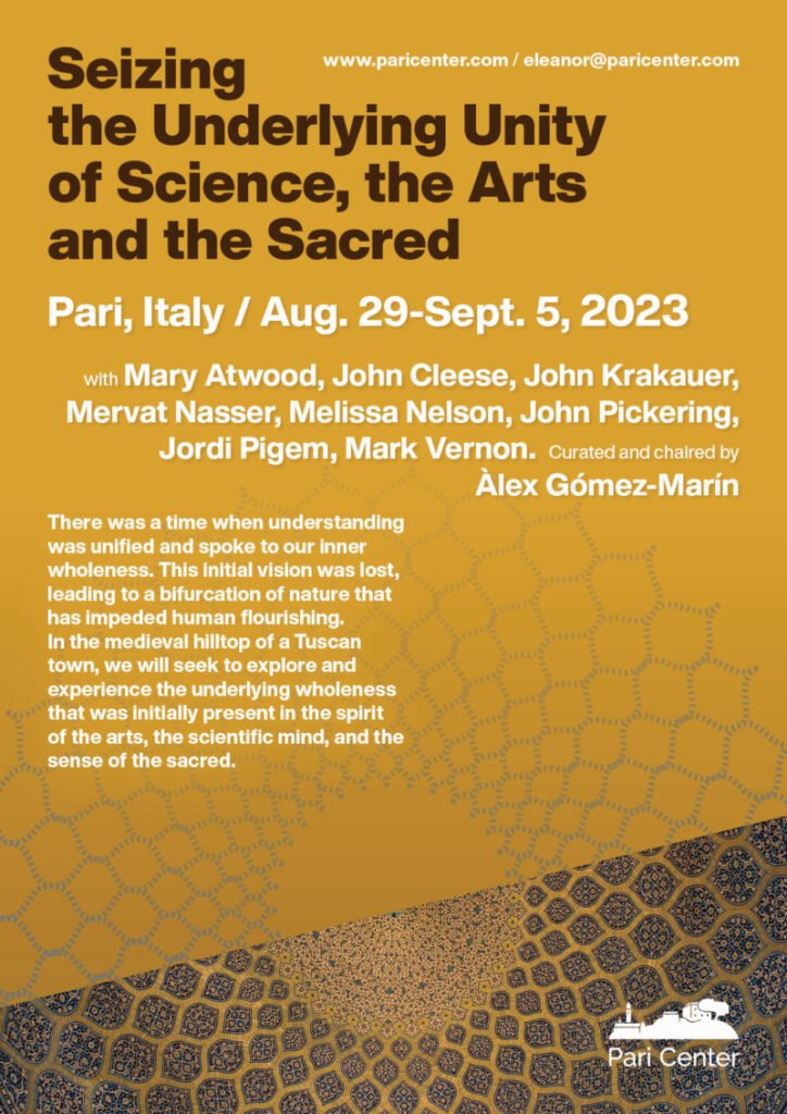 Seizing the Underlying Unity of Science, the Arts and the Sacred - The ...